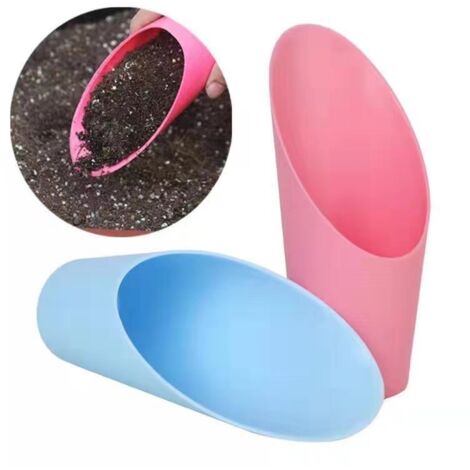 AlwaysH 2 Pack Mini Soil Shovel for Fleshy Plants, Plastic Garden Tool ...
