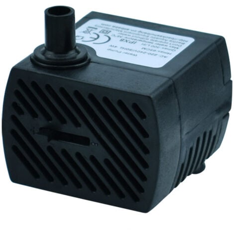 AlwaysH Mini Water Pump (350L/H, 5W), Ultra Quiet Aquarium Pump with ...