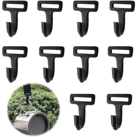 AlwaysH Outdoor Plastic Tent Hook Hooks Pole Rope Rope Tent Buckle Tent ...