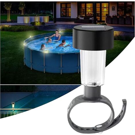 AlwaysH Solar Lights for Above Ground Pool, Solar Lights Around the ...