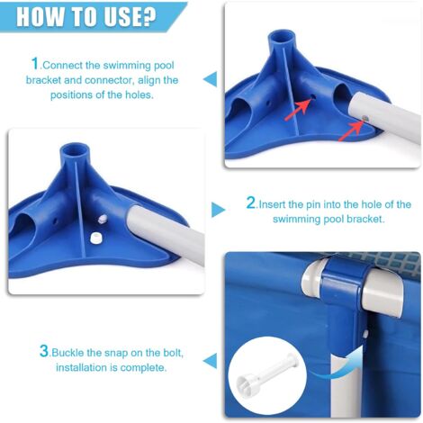 AlwaysH 12 Pieces Plastic Pin, Intex Swimming Pool Spare Parts, Plastic ...