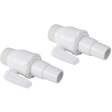 AlwaysH 2PCS Swimming Pool Shutoff Valve, Swimming Pool Hose Adapter ...