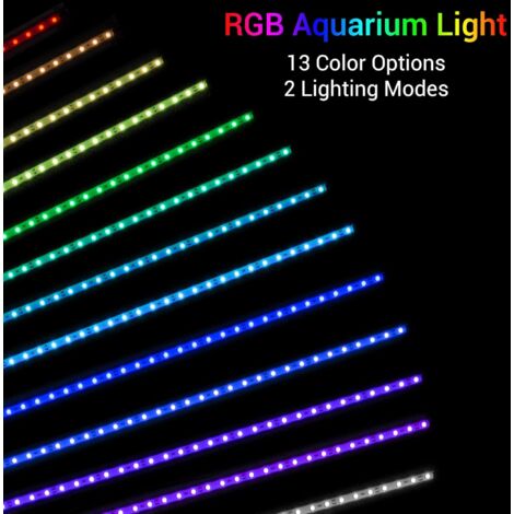 AlwaysH 28cm LED Aquarium Light with Remote Control, Submersible Light ...