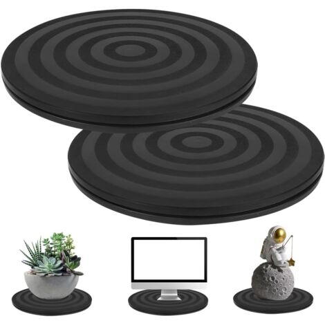 AlwaysH 2 Pieces Universal 360° Turntable, Manual Turntable with Steel ...