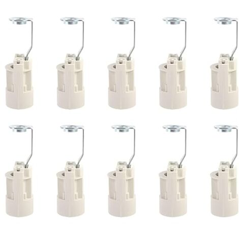 AlwaysH 10Pcs E14 Bulb Base Adjustable E14 Lamp Sockets Converter E14 ...