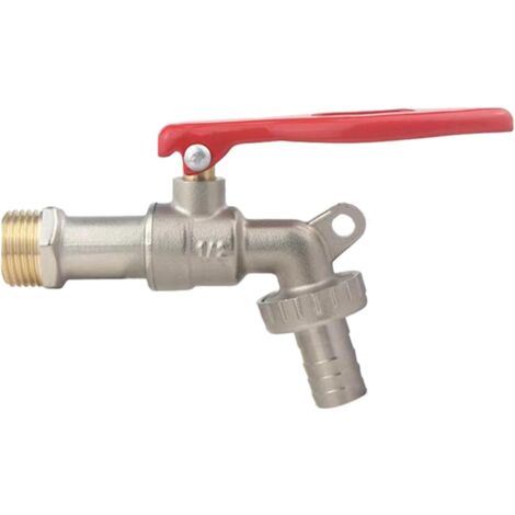 AlwaysH Lockable Garden Tap Ball Valve Outdoor Faucet