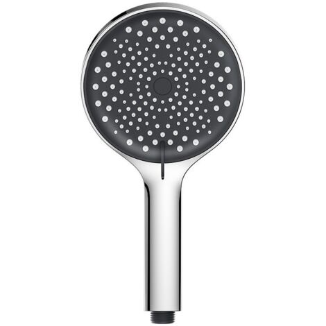 AlwaysH Water Saving Shower Head, Water Stop & Filter, Chrome (Silver ...