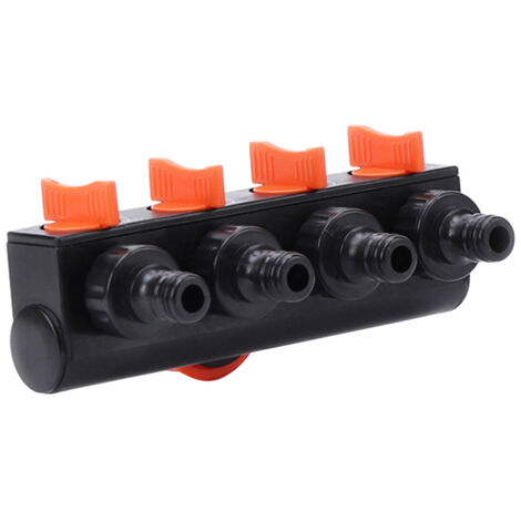 AlwaysH 4 Way Garden Tap Adapter with 4 Independent Valves, Splitter ...