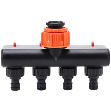 AlwaysH 4 Way Garden Tap Adapter with 4 Independent Valves, Splitter ...