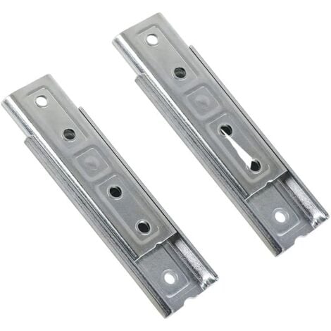 AlwaysH 2 Pairs 12cm Headboard Mounting Brackets, Interlocking Hooks ...
