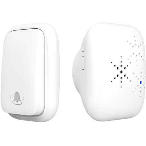 AlwaysH Wireless Doorbell Transmitter Receiver Kit IP68 Waterproof Self ...