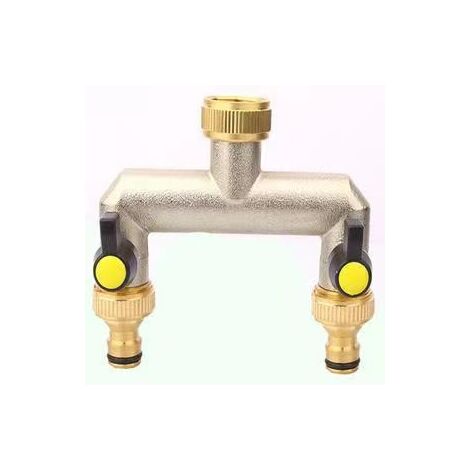 AlwaysH 2 Way Faucet 3/4", Double Washing Machine Faucet, with 2-Way ...