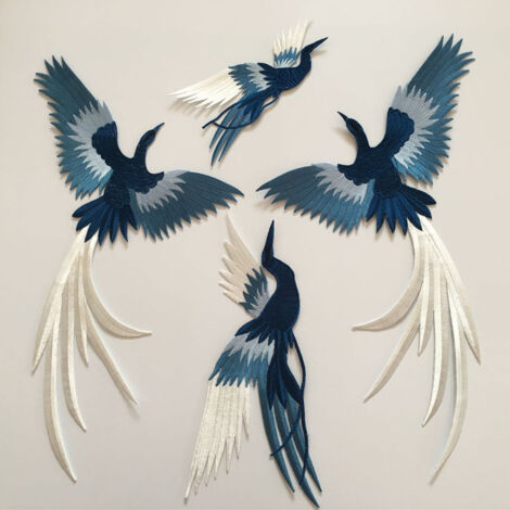Always 【4 Pieces Fine Phoenix Patches Stickers】---Phoenix is a bird in ...