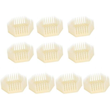 AlwaysH 10 Pcs Queen Cage Bee Cage Beekeeper Hexagon Shape Queen Cage ...