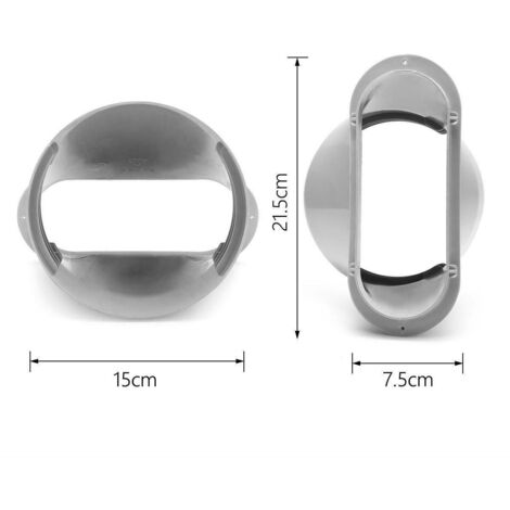 AlwaysH Air Conditioner Exhaust Duct Interface, Exhaust Pipe Tube ...