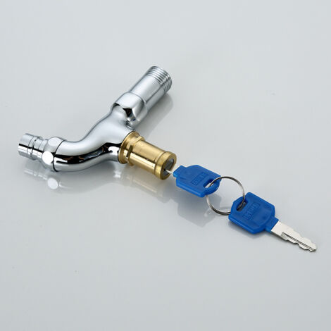 AlwaysH 2 Pieces Lockable Faucet, Outdoor Faucet Lock, Lockable Water ...