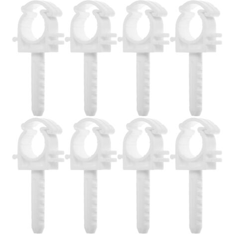 AlwaysH 24Pcs Pipe Support Clips Pipe Support Clamp Tube Clamps Water ...
