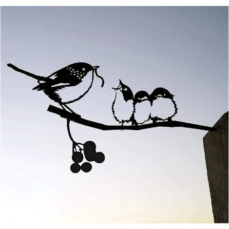 Always High Quality: This cute steel bird silhouette is handcrafted ...