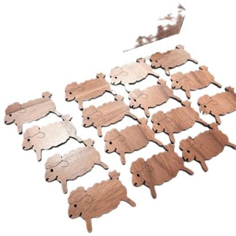 AlwaysH Wooden Animal Bobbin Set, Embroidery Floss Organizer, Wooden ...