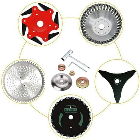 AlwaysH Grass Trimmer Blade Adapter Kit for Straight Shaft Grass ...