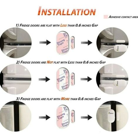 AlwaysH Home Alarm, Fridge and Freezer Alarm, Door Leave Open, 60 ...