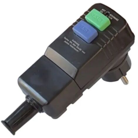 AlwaysH Personal Protection Switch 230 V - Black IP54, Resistant and Secure