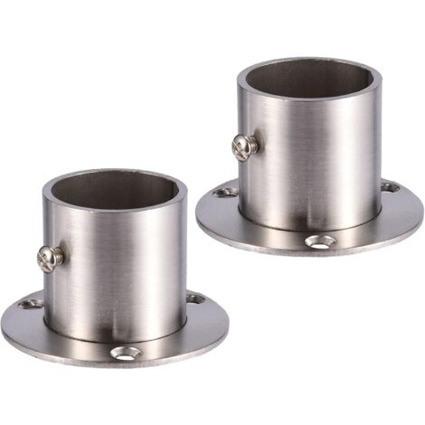 AlwaysH 2 Pack Stainless Steel Flange Bracket Compatible with Closet ...