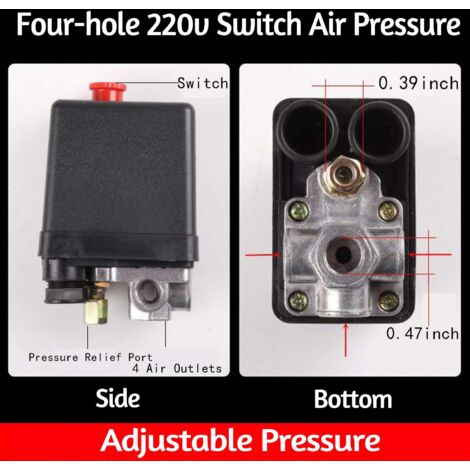 AlwaysH Central Pneumatic Air Compressor Regulator Control Valve ...