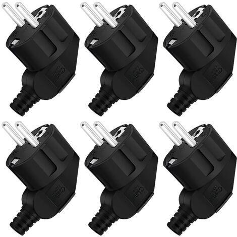 AlwaysH Electrical Plug, 6 Pieces Electrical Plug Male, Male Electrical ...