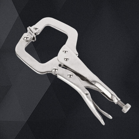 AlwaysH 13cm Metal C-Clamp with Adjustable Screw and Swivel Plates ...