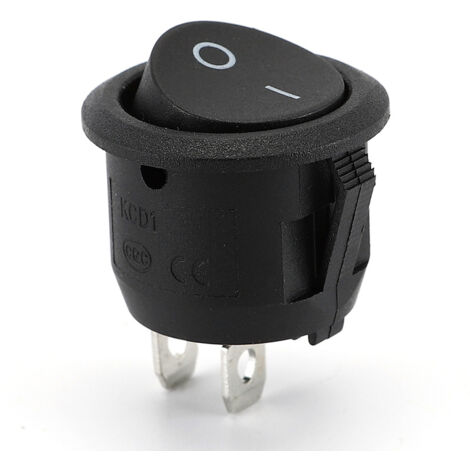 AlwaysH 10 piece circular rocker switch lock switch button with 2 pins ...