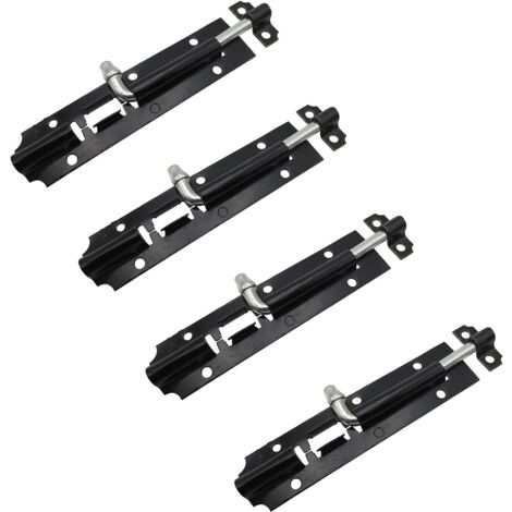 AlwaysH Pieces Sliding Bolt Door Latch, Stainless Steel Slide Lock ...