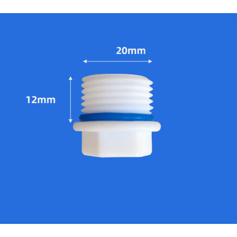 AlwaysH 10 Pieces 1/2 Inch Plumbing Plug External Threaded Plug Male ...