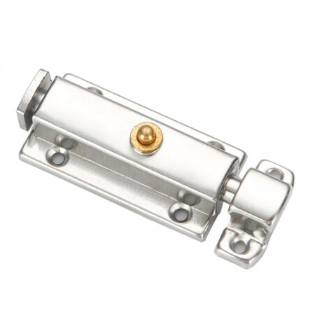 AlwaysH Latch Flush Door Lock 4 Inch Stainless Steel Sliding Barrel ...