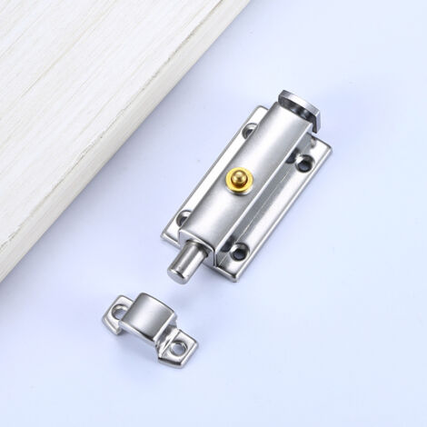 AlwaysH Latch Flush Door Lock 4 Inch Stainless Steel Sliding Barrel ...