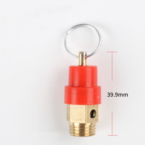 AlwaysH 2pcs 1/4" Safety Valve for Air Compressor Brass Pressure Relief ...