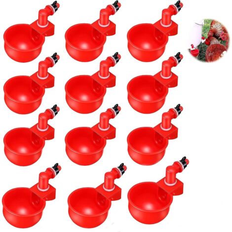 AlwaysH Chicken Waterer,12 Pcs Automatic Poultry Waterer Automatic ...