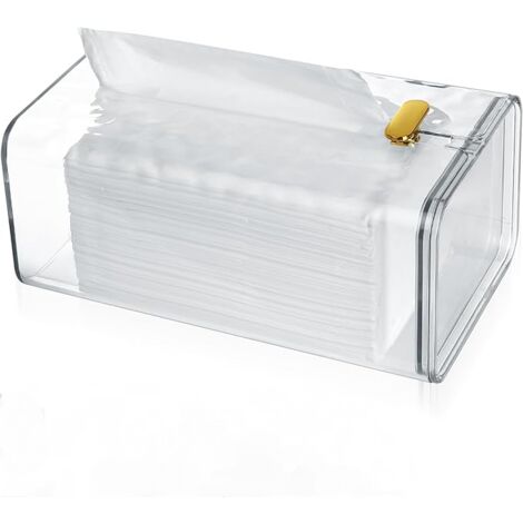 AlwaysH Transparent Tissue Box, Cosmetic Tissue Boxes, Plastic Tissue ...