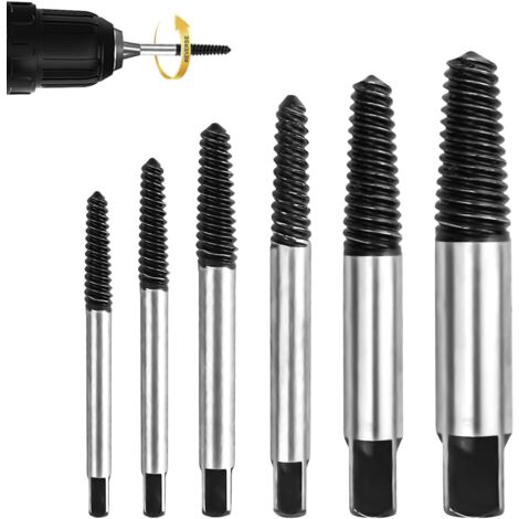 AlwaysH Screw Extractor, Left Hand Extractor, [6 Pieces M3-M25 Bearing ...