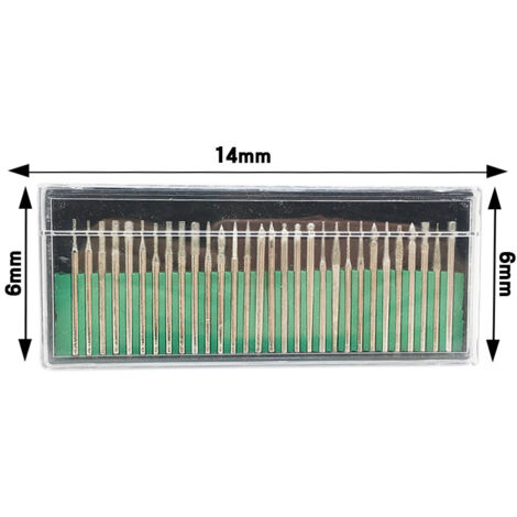 AlwaysH 1 Set 3mm Diamond Drill Bits for Sea Glass, Shell/Gemstone ...
