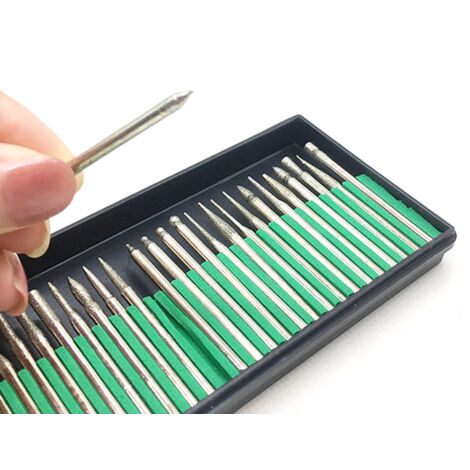 AlwaysH 1 Set 3mm Diamond Drill Bits for Sea Glass, Shell/Gemstone ...