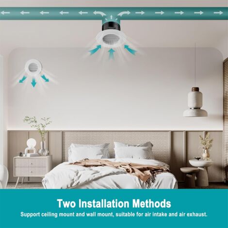 AlwaysH 75mm Plastic Ventilation Grille Round Air Vent with Mosquito Net Grill for Indoor and ...