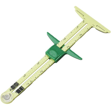 AlwaysH 5 in 1 Plastic Sliding Ruler: Sewing, Patchwork, Tailor, Home ...