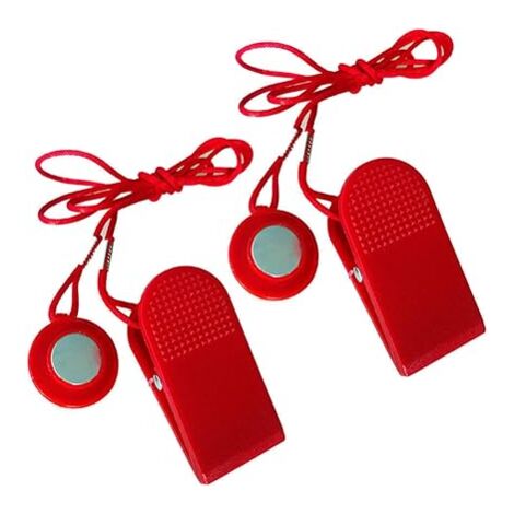 AlwaysH 2Pcs Treadmill Safety Switch, Magnetic Treadmill Safety Key ...