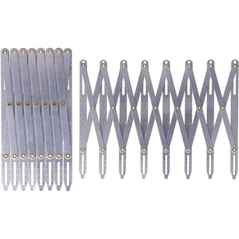 AlwaysH Extendable Sewing Gauge, 16cm/6.3in Adjustable Equal Ruler ...