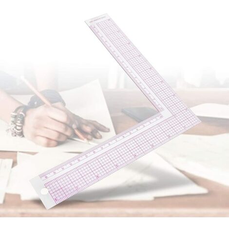 AlwaysH L-Shaped Square Angle Ruler,Sewing Measuring Ruler,90 Degree ...