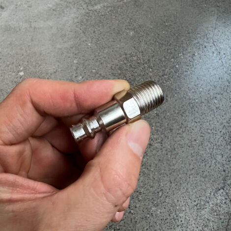 AlwaysH 1/4 Male Quick Connect Fitting Teflon Tapered for Compressed ...