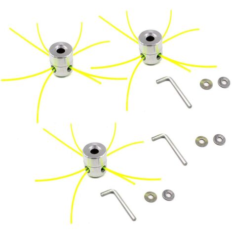 AlwaysH Set of 3 Aluminum Wire Head Trimmer Head Double Wire Spool ...