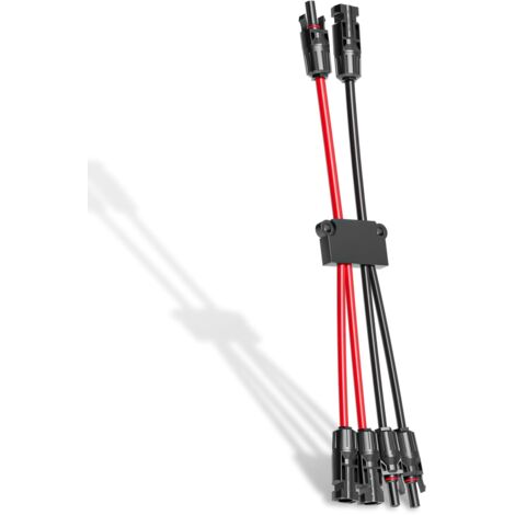 AlwaysH Solar Connector Cable for 2 Solar Panels - Solar Cable Splitter ...