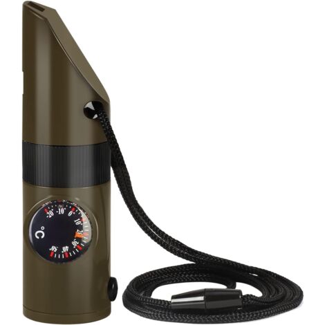 AlwaysH Survival Whistle, 7 in 1 Emergency Whistle, Outdoor Emergency ...